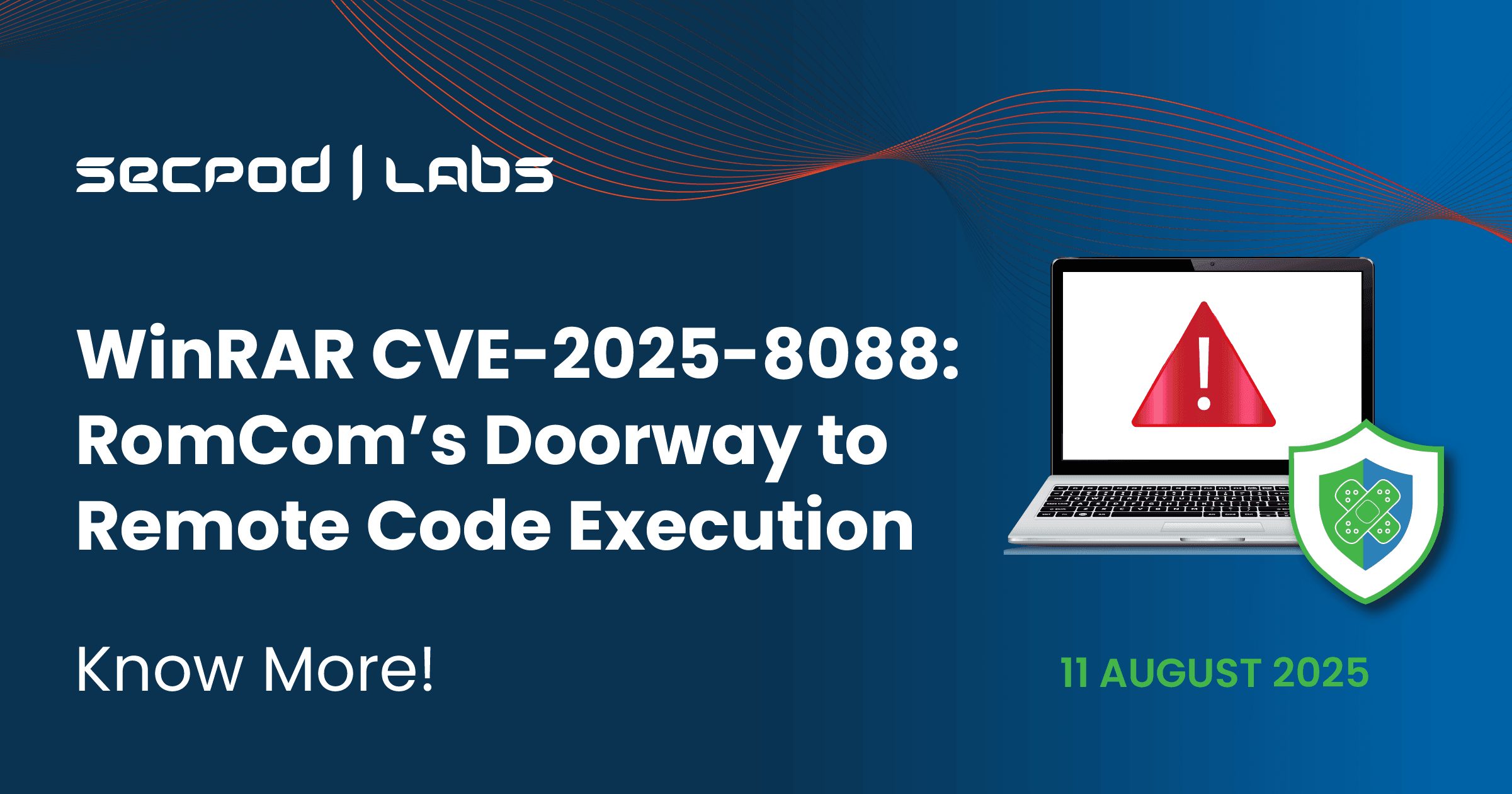 WinRAR CVE-2025-8088: RomCom’s Doorway to Remote Code Execution | SecPod